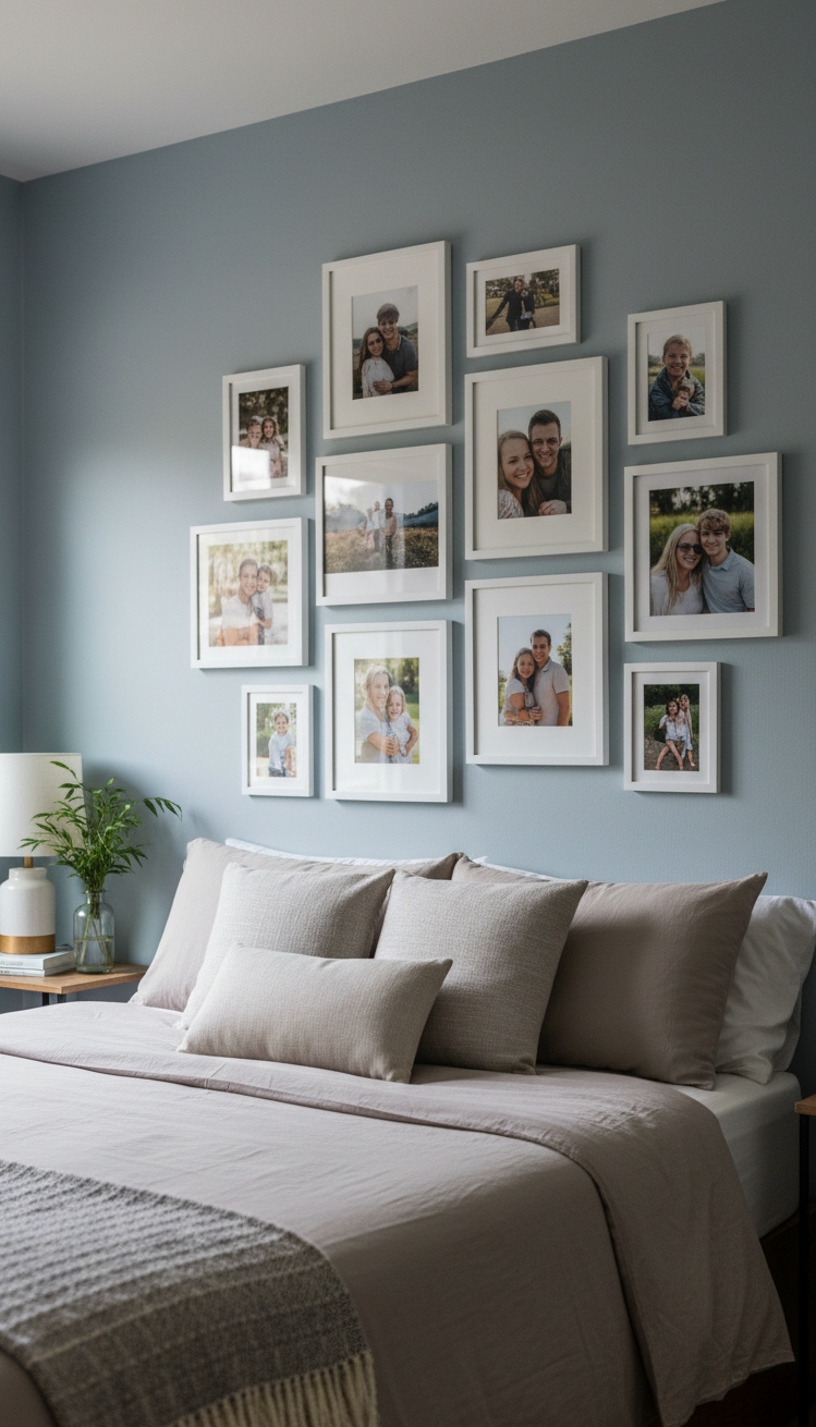 22 Gallery Wall Ideas to Steal for Your Bedroom - Living Around The World